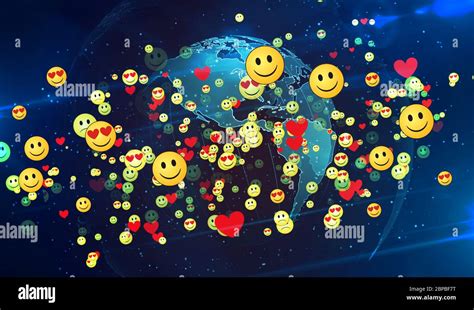 Emoji Icône Résumé Arrière Plan Illustration 3d Des Symboles