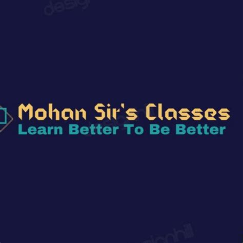 Mohan Sir S Classes Youtube