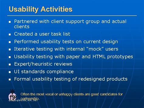 incorporating usability methods into a software development process