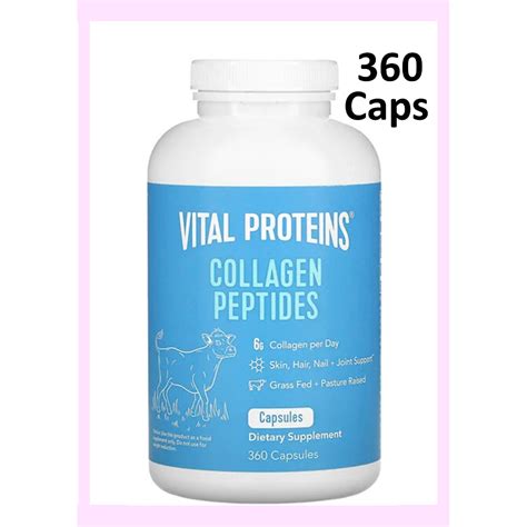 Vital Proteins Collagen Peptides Capsules 360 Caps Shopee Singapore