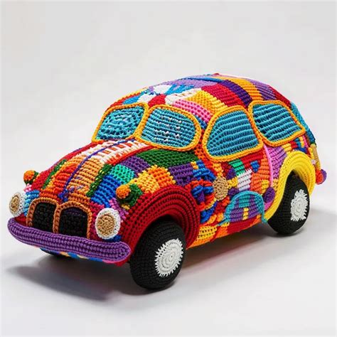 Beautiful 3D Crocheted Objects Midjourney Prompt Promptsideas