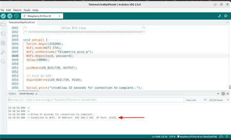 Installing And Upgrading The Pico Server Application The Telemetrix
