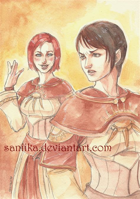 Scom Morrigan And Leliana By Saniika On Deviantart
