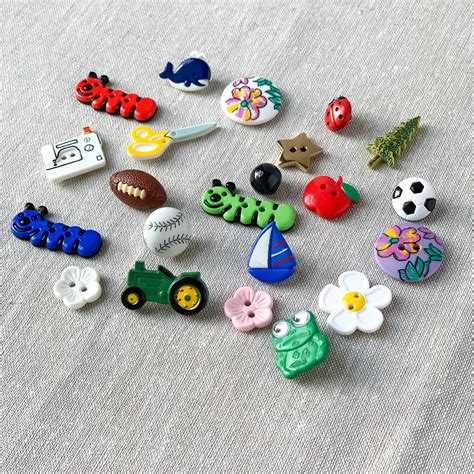 Novelty Button Pack Saltwater Fabrics