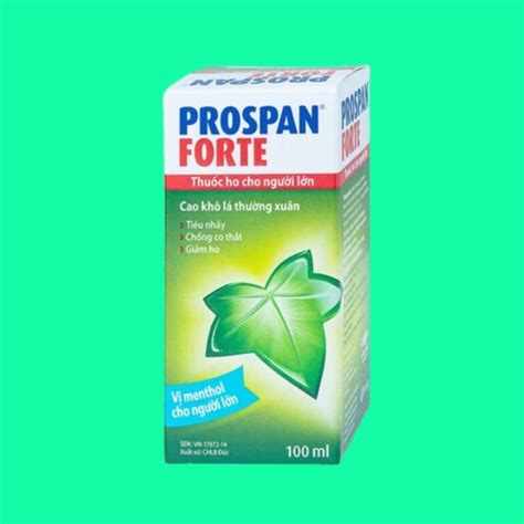 Siro Ho Cho Người Lớn Prospan Forte 100ml Giải Pháp điều Trị Ho Hiệu Quả Dược Sĩ Lưu Văn Hoàng