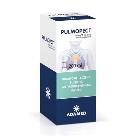 Pulmopect 30 Mg 5 Ml Syrop Na Suchy Nieproduktywny Kaszel 200 Ml