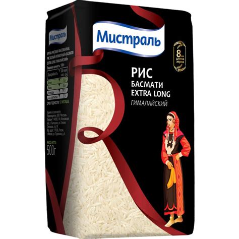 Мистраль Рис Басмати Extra Long 500 г - Акушерство.Ru