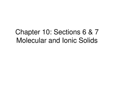 Ppt Unit 8 Chapter 10 Notes Liquids And Solids Powerpoint Presentation Id 5204616