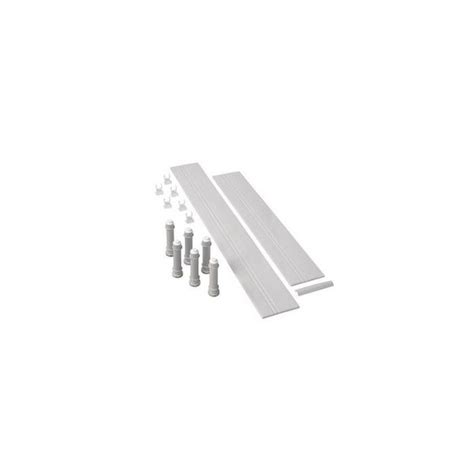 Mira Flight Low Rectangle Riser Kit 1700mm White Wolseley