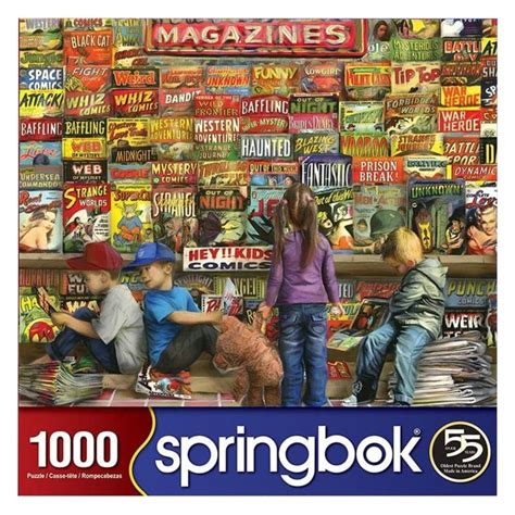 Puzzle Comic Book Heaven 1000 Piece Jigsaw Puzzle