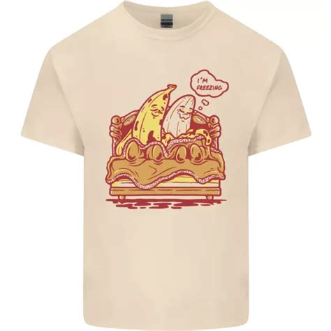 UN T SHIRT EN Coton Pour Homme Naked Banana Froid Au Lit EUR 13 31