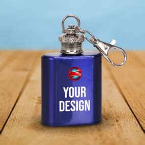 Customizable Stainless Steel Mini Flask Choose From Colors