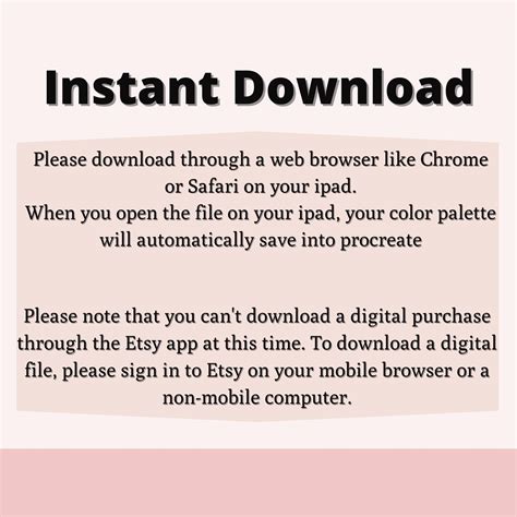 Procreate Color Palette Color Swatches Ipad Color Palette Etsy