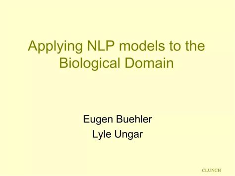 Ppt Applying Nlp Models To The Biological Domain Powerpoint Presentation Id 3619316