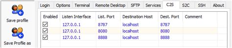 Feature Request Ssh Port Forwarding In Connections Settings · Issue