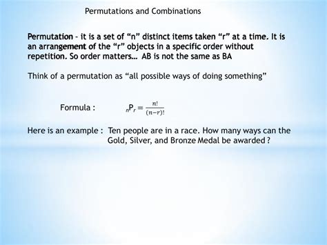PPT Permutations And Combinations PowerPoint Presentation Free Download ID 3109936