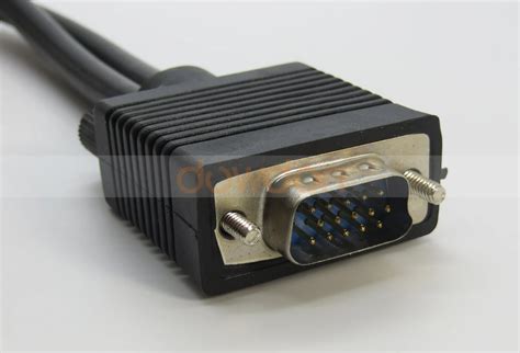 Vga 1 Male To Dual 2 Vga Female Converter Adapter Splitter Cable Buy