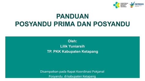 Kebijakan Pelayanan Posyandu Prima Di Era Transformasi Layanan