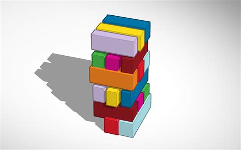 3d Design Jenga Tinkercad