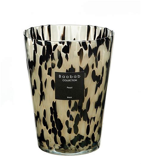 Baobab Black Pearls Bougie En Verre Fragrance Rose Noire