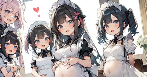 Aiイラスト おめでたメイドさん達7 ※aiイラスト よ～ぶのイラスト Pixiv