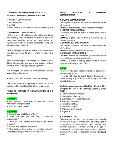 Purposive Comm Reviewer Docx 1 Pdf Memorandum Communication