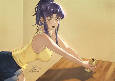 Katsuragi Misato Neon Genesis Evangelion Drawn By Fadingz Danbooru