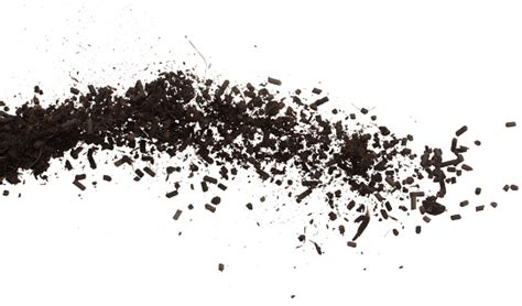 비료 유기 혼합 토양 파리 가을 폭발 튜브 퇴비 비료 심기 토양 공기 중에 부유 유기 비료 토양은 공중에 던져집니다 흰색 배경 격리 고속 동결 모션 0명에 대한 스톡 사진