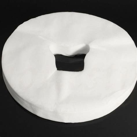 100pcs Disposable Massage Bed Table Face Hole Cover Waterproof Non