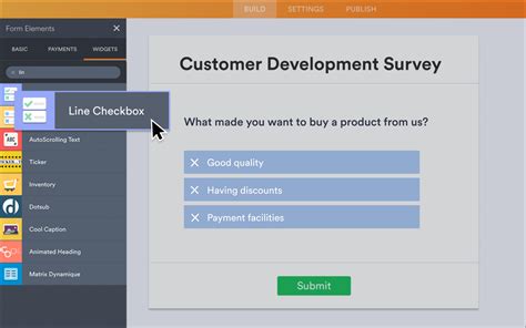 Line Checkbox Form Widgets Jotform