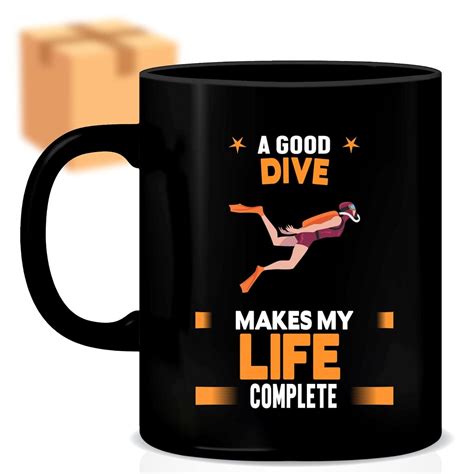Coffee Mug Diving A Good Dive Makes My Life Complete A Gooddivemakes