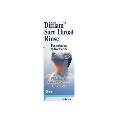 Difflam Sore Throat Rinse 200ml Uk Meds Online