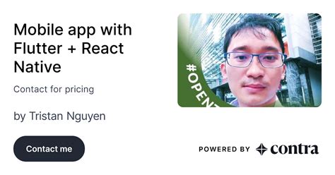mobile app with flutter react native by tristan nguyen