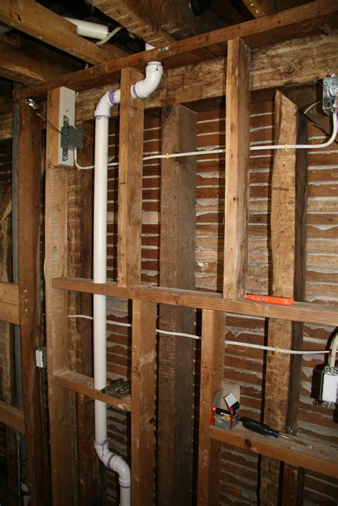 An Old Farm Rerouting Plumbing And Electrical