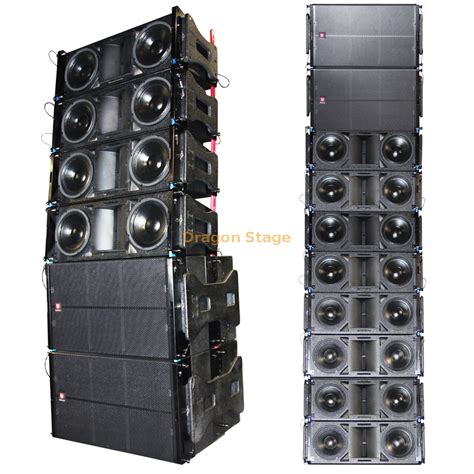 Outdoor Big Concert Speakers System La 210 Double 10 2way Line Array Speaker La 215b Double