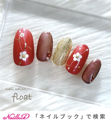 冬お正月成人式卒業式ハンド Nail Salon Floatのネイルデザイン No8527930 ｜ネイルブック