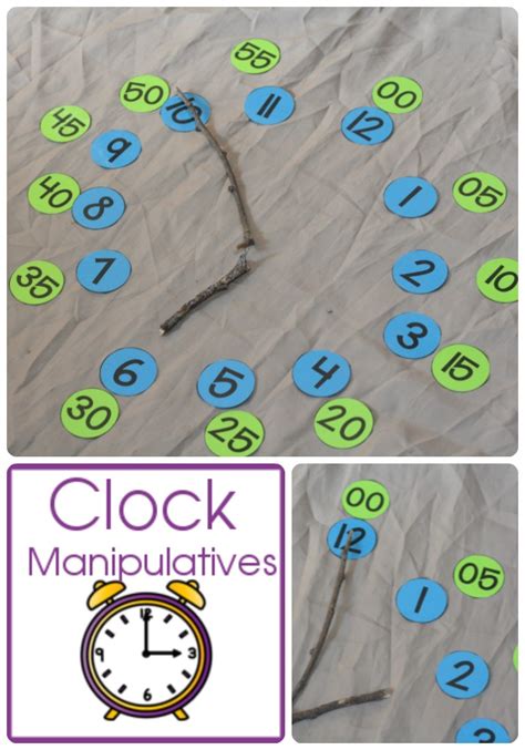 Clock Manipulatives Free Royal Baloo