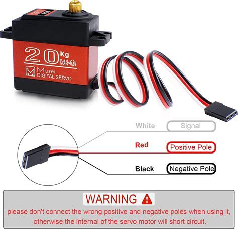 20kg Servo Motor High Torque Rc Servo Metal Gear Waterproof For R C Model Diy Car Robot Ds3218