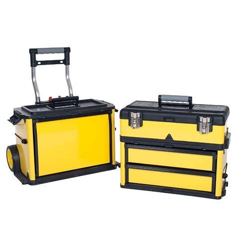 Rolling Modular Tool Box Stackable Storage System Weather Sealed
