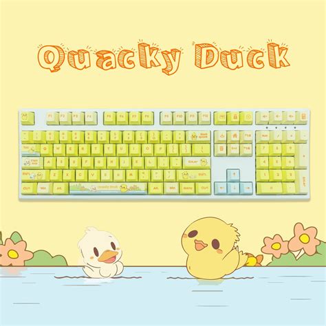 Quacky Duck Keycaps Set Cute Keycap Sets Keyboard Goblintechkeys