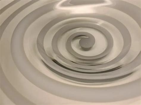 MAGNIFIQUE GRANDE ASSIETTE Bol Plateau En Forme Spirale Fait A La Main