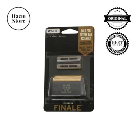 Jual Wahl 5 Star Shaver Finale Replacement Gold Foil And Cutter Original