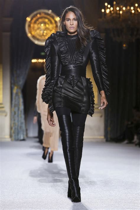 Cindy Bruna 14th Show For Balmain