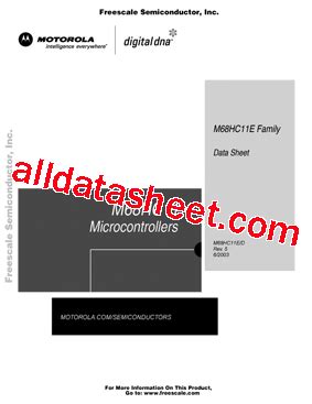 MC68HC11A1 Datasheet PDF Motorola Inc