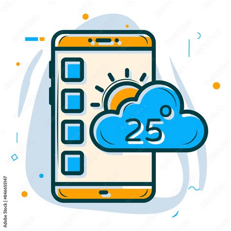 Ai Model For Accurate Global Weather Forecasting Concept Climate Prediction App Vector Design