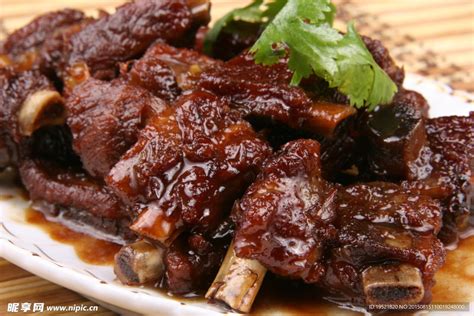 本帮糖醋小排摄影图 传统美食 餐饮美食 摄影图库 昵图网