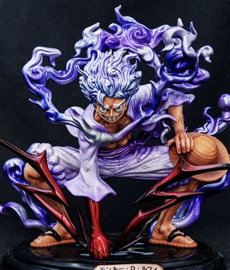 【目立った傷や汚れなし】ルフィ ニカ フィギュア リペイント 完成品 一点物 ワンピース Onepiece ギア5 キャンディ塗装 の落札情報