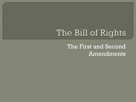 Ppt The Bill Of Rights Powerpoint Presentation Free Download Id