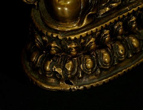 Proantic Antique Bronze Four Armed Avalokiteshvara Bodhisattva Of Com
