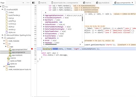 Azure Kusto Trender Integration With Angular Application · Issue 43